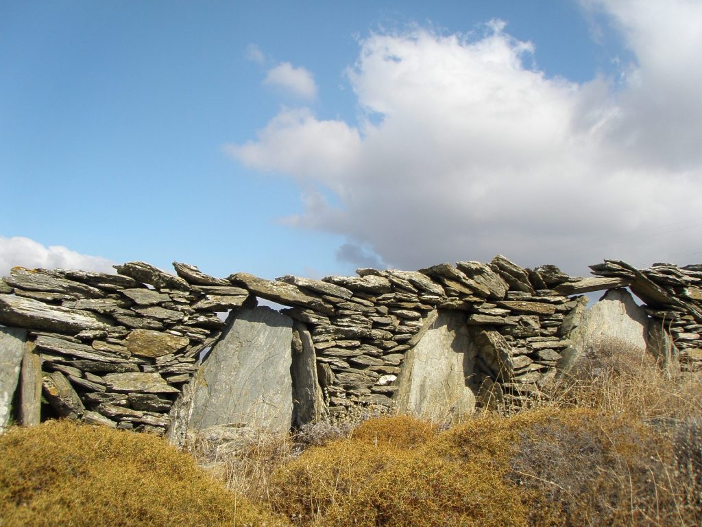 Dry Stone walls Andros Cyclades Greek Islands - Andros Greek Islands ...